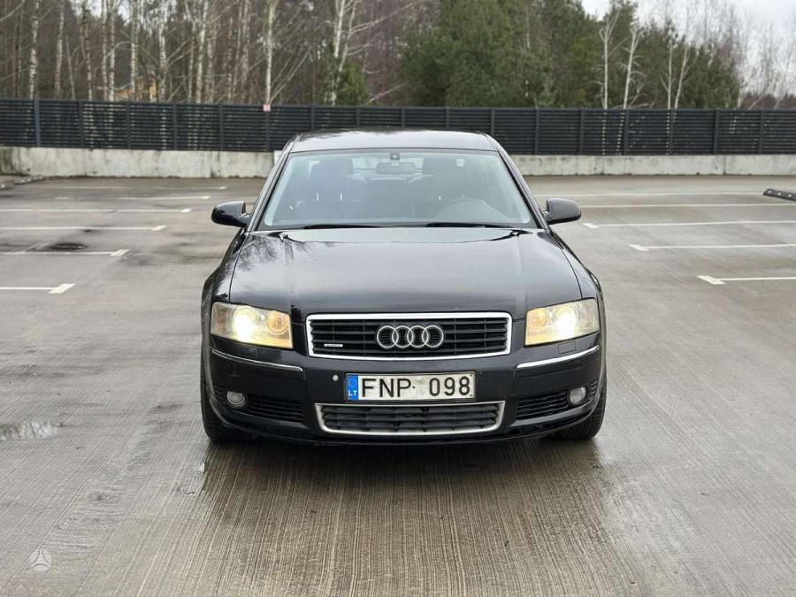 Melns Audi A8 2004 Viļņa, ar dzinēja tilpumu 2.97 L un nobraukumu 404 tūkst. km par 1500 €, foto 2 vietnē AUTOMOTO.COM.LV
