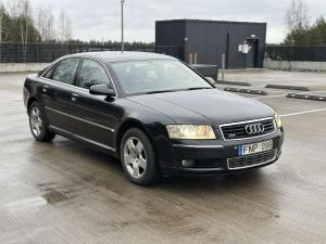Melns Audi A8 2004 Viļņa, ar dzinēja tilpumu 2.97 L un nobraukumu 404 tūkst. km par 1500 €, foto 3 vietnē AUTOMOTO.COM.LV