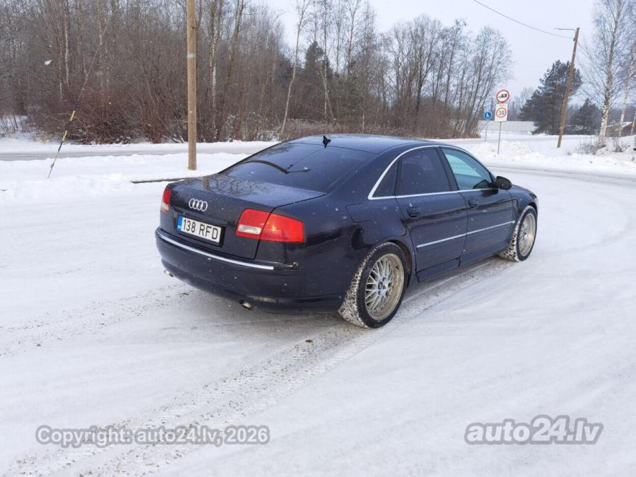 Melns Audi A8 2004 Veru, ar dzinēja tilpumu 3.00 L un nobraukumu 435 tūkst. km par 2999 €, foto 4 vietnē AUTOMOTO.COM.LV