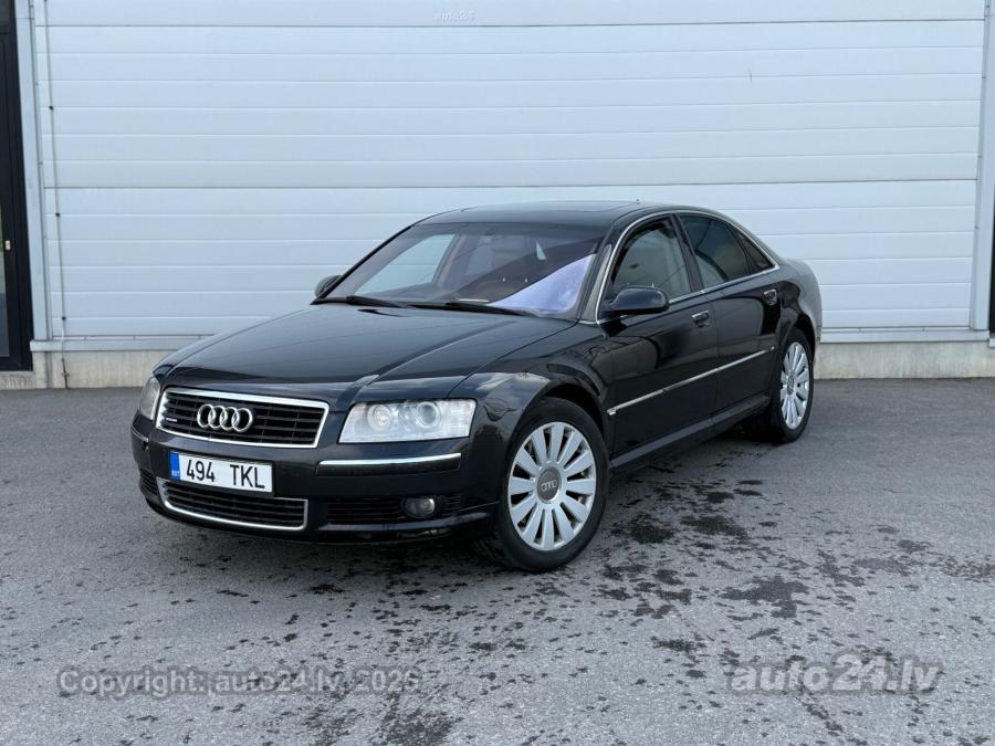 Black Audi A8 2004 in Tartu, with an engine capacity of 3.90 L and mileage of 430 thousand km for 3000 €, photo 1 on AUTOMOTO.COM.LV
