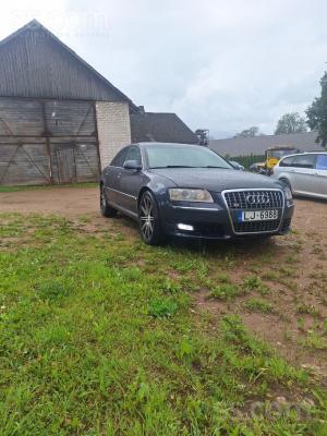 Black Audi A8 2004 in Valmiera, with an engine capacity of 3.00 L and mileage of 422 thousand km for 2666 €, photo  on AUTOMOTO.COM.LV