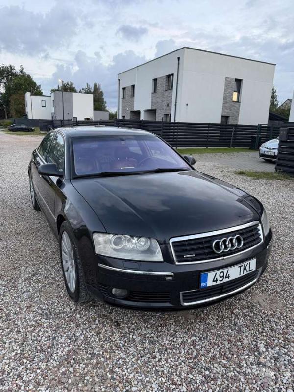Audi A8 2004 Viļņa vietnē Melns Audi A8 2004 Viļņa, ar dzinēja tilpumu 3.94 L un nobraukumu 442 tūkst. km par 2850 €, foto 1 vietnē AUTOMOTO.COM.LV