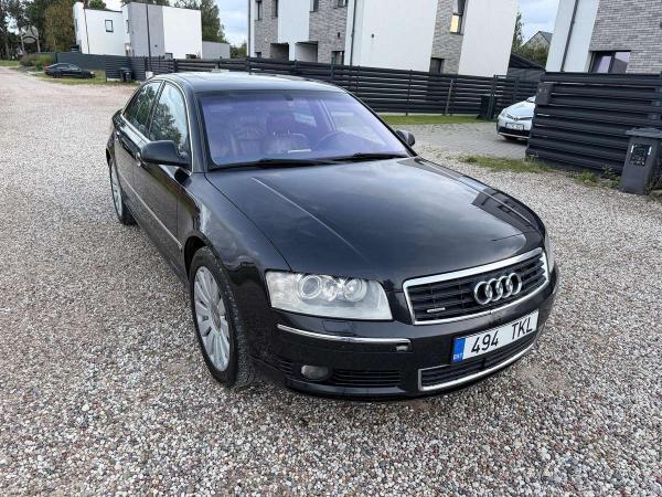 Audi A8 2004 Viļņa vietnē Melns Audi A8 2004 Viļņa, ar dzinēja tilpumu 3.94 L un nobraukumu 442 tūkst. km par 2850 €, foto 3 vietnē AUTOMOTO.COM.LV