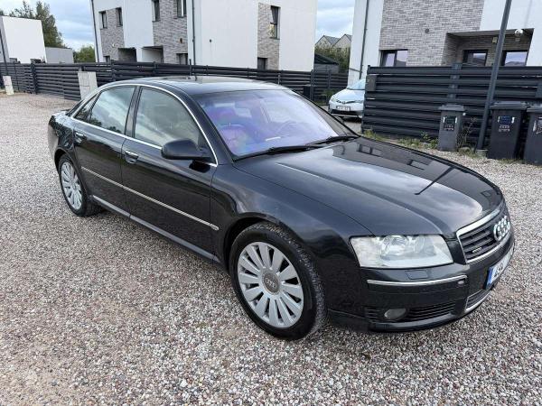 Audi A8 2004 Viļņa vietnē Melns Audi A8 2004 Viļņa, ar dzinēja tilpumu 3.94 L un nobraukumu 442 tūkst. km par 2850 €, foto 4 vietnē AUTOMOTO.COM.LV