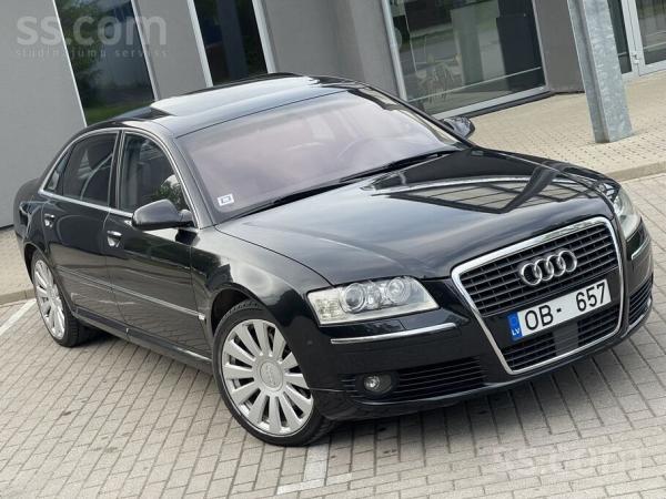 Melns Audi A8 2005 Jūrmala, ar dzinēja tilpumu 4.20 L un nobraukumu 0 tūkst. km par 6650 €, foto 2 vietnē AUTOMOTO.COM.LV