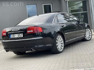 Melns Audi A8 2005 Jūrmala, ar dzinēja tilpumu 4.20 L un nobraukumu 0 tūkst. km par 6650 €, foto 3 vietnē AUTOMOTO.COM.LV