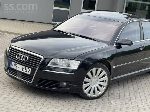 Melns Audi A8 2005 Jūrmala, ar dzinēja tilpumu 4.20 L un nobraukumu 0 tūkst. km par 6650 €, foto 6 vietnē AUTOMOTO.COM.LV