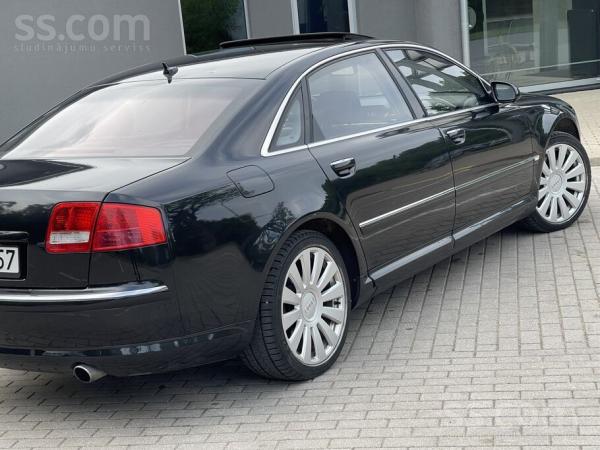 Melns Audi A8 2005 Jūrmala, ar dzinēja tilpumu 4.20 L un nobraukumu 0 tūkst. km par 6650 €, foto 7 vietnē AUTOMOTO.COM.LV