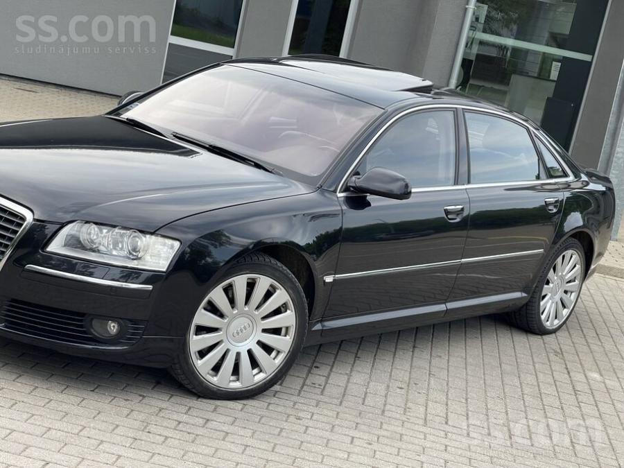 Melns Audi A8 2005 Jūrmala, ar dzinēja tilpumu 4.20 L un nobraukumu 0 tūkst. km par 6650 €, foto 8 vietnē AUTOMOTO.COM.LV