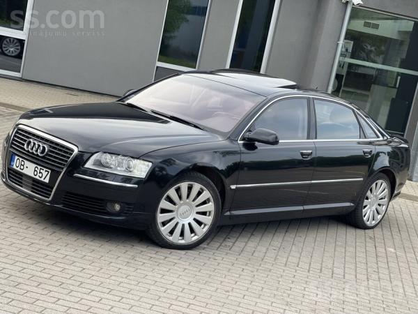 Melns Audi A8 2005 Jūrmala, ar dzinēja tilpumu 4.20 L un nobraukumu 0 tūkst. km par 6650 €, foto 10 vietnē AUTOMOTO.COM.LV