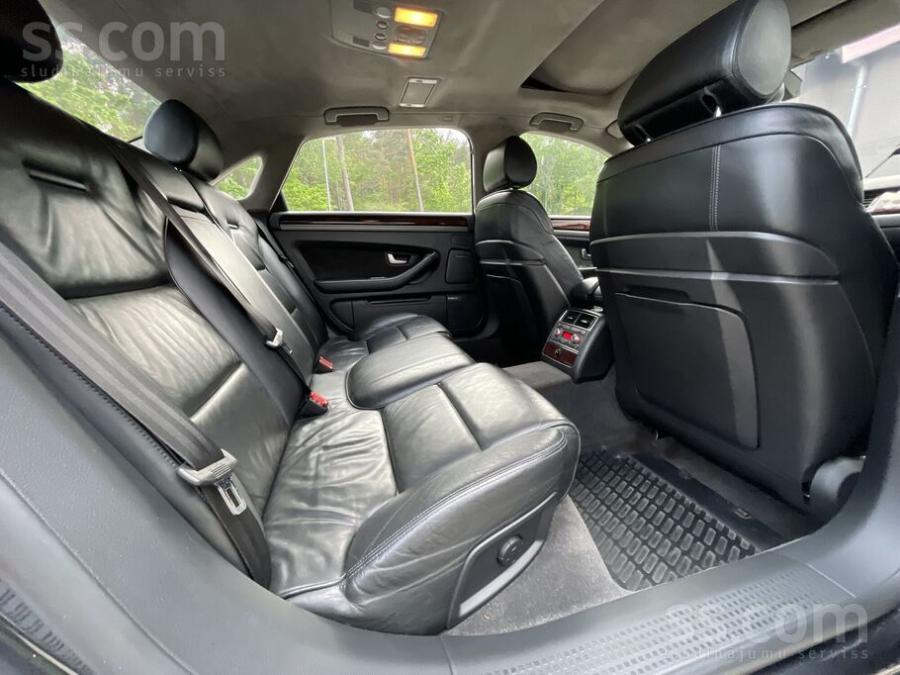 Melns Audi A8 2005 Jūrmala, ar dzinēja tilpumu 4.20 L un nobraukumu 0 tūkst. km par 6650 €, foto 26 vietnē AUTOMOTO.COM.LV
