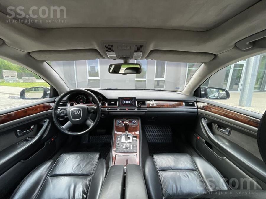Melns Audi A8 2005 Jūrmala, ar dzinēja tilpumu 4.20 L un nobraukumu 0 tūkst. km par 6650 €, foto 28 vietnē AUTOMOTO.COM.LV