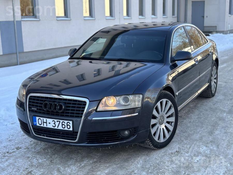 Melns Audi A8 2005 Jelgava, ar dzinēja tilpumu 3.00 L un nobraukumu 276 tūkst. km par 5490 €, foto 1 vietnē AUTOMOTO.COM.LV