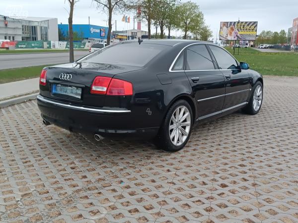 Melns Audi A8 2005 Šauļi, ar dzinēja tilpumu 3.20 L un nobraukumu 290 tūkst. km par 3500 €, foto 5 vietnē AUTOMOTO.COM.LV
