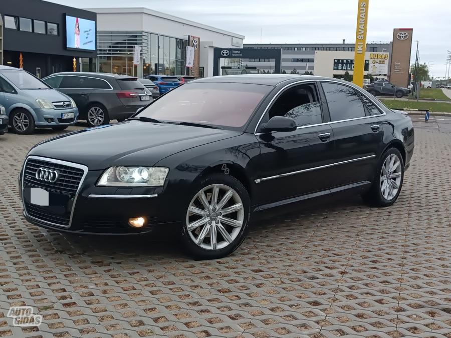 Melns Audi A8 2005 Šauļi, ar dzinēja tilpumu 3.20 L un nobraukumu 290 tūkst. km par 3500 €, foto 1 vietnē AUTOMOTO.COM.LV
