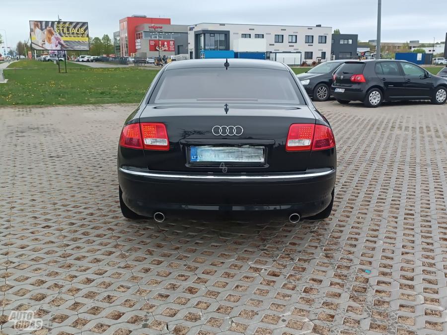 Melns Audi A8 2005 Šauļi, ar dzinēja tilpumu 3.20 L un nobraukumu 290 tūkst. km par 3500 €, foto 5 vietnē AUTOMOTO.COM.LV
