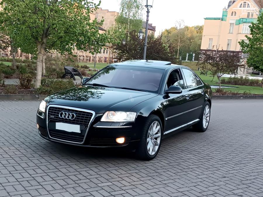 Melns Audi A8 2005 Šauļi, ar dzinēja tilpumu 3.10 L un nobraukumu 290 tūkst. km par 3350 €, foto 8 vietnē AUTOMOTO.COM.LV