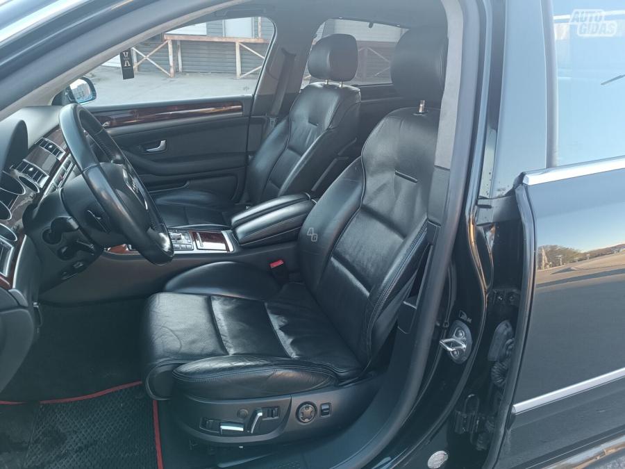 Melns Audi A8 2005 Šauļi, ar dzinēja tilpumu 3.10 L un nobraukumu 290 tūkst. km par 3350 €, foto 12 vietnē AUTOMOTO.COM.LV