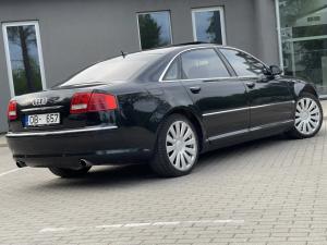 Black Audi A8 2005 in Riga, with an engine capacity of 4.20 L and mileage of 285 thousand km for 6650 €, photo 7 on AUTOMOTO.COM.LV