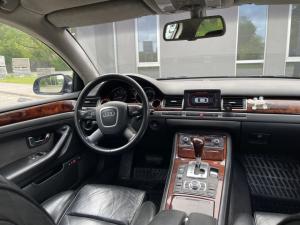 Black Audi A8 2005 in Riga, with an engine capacity of 4.20 L and mileage of 285 thousand km for 6650 €, photo 20 on AUTOMOTO.COM.LV