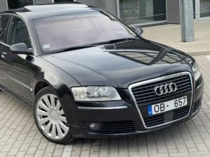 Black Audi A8 2005 in Riga, with an engine capacity of 4.20 L and mileage of 285 thousand km for 6650 €, photo 32 on AUTOMOTO.COM.LV
