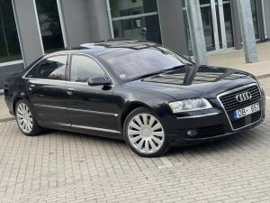 Black Audi A8 2005 in Riga, with an engine capacity of 4.20 L and mileage of 285 thousand km for 6650 €, photo 35 on AUTOMOTO.COM.LV