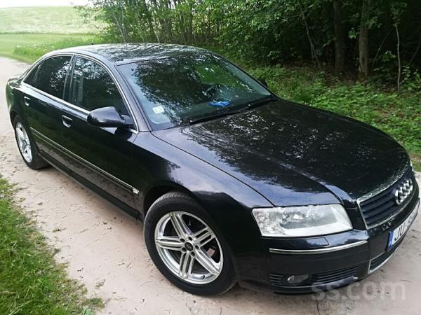 Black Audi A8 2005 in Ludza, with an engine capacity of 3.00 L and mileage of 270 thousand km for 3800 €, photo 2 on AUTOMOTO.COM.LV