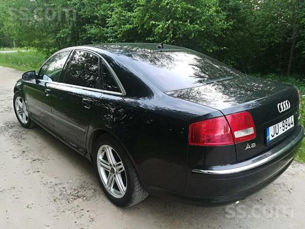 Black Audi A8 2005 in Ludza, with an engine capacity of 3.00 L and mileage of 270 thousand km for 3800 €, photo 4 on AUTOMOTO.COM.LV