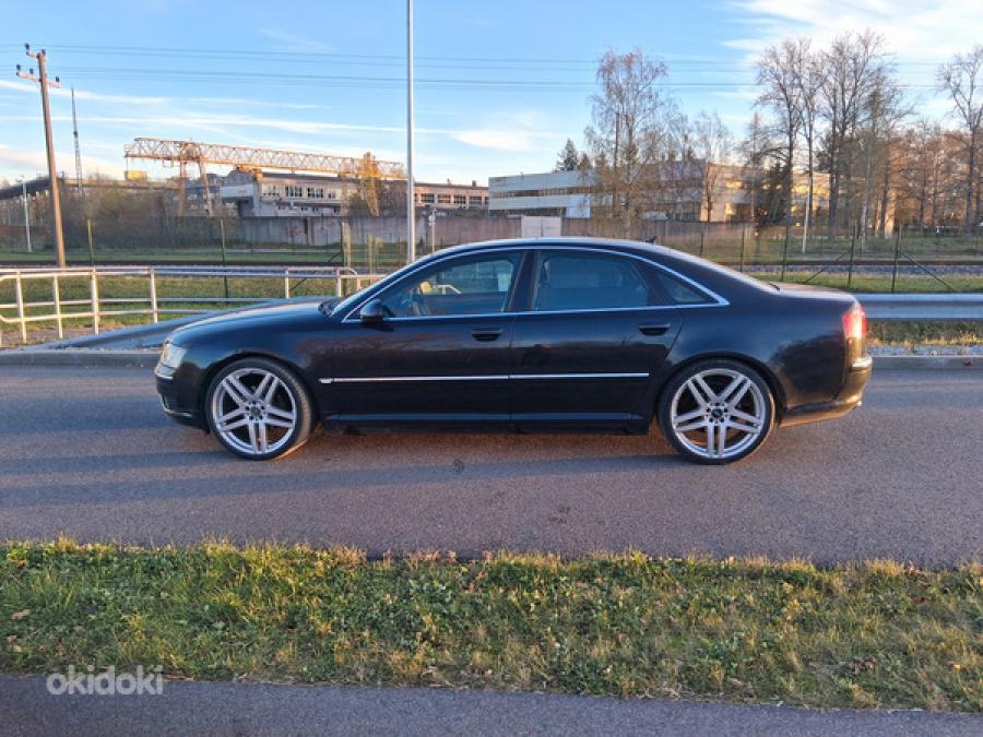 Black Audi A8 2005 in Johvi, with an engine capacity of 3.00 L and mileage of 360 thousand km for 2900 €, photo 1 on AUTOMOTO.COM.LV