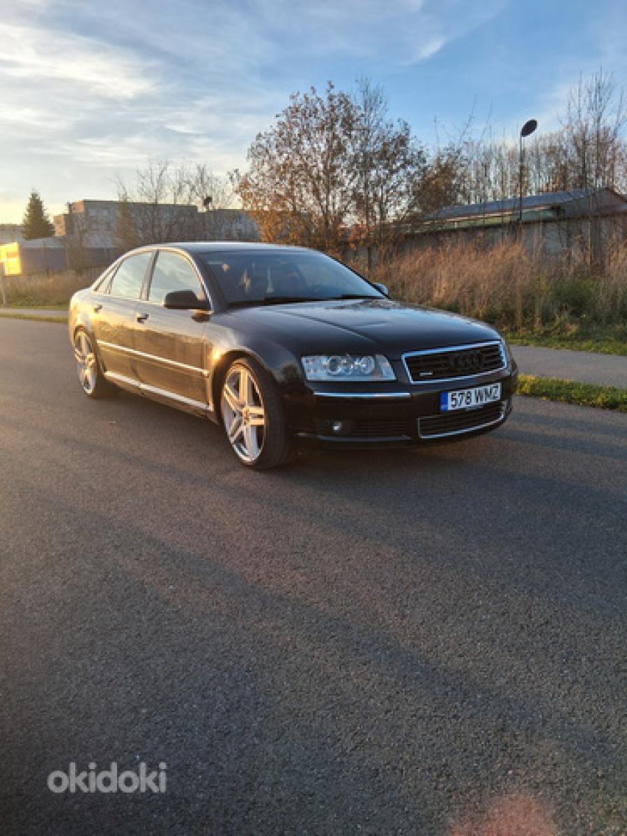 Black Audi A8 2005 in Johvi, with an engine capacity of 3.00 L and mileage of 360 thousand km for 2900 €, photo 4 on AUTOMOTO.COM.LV