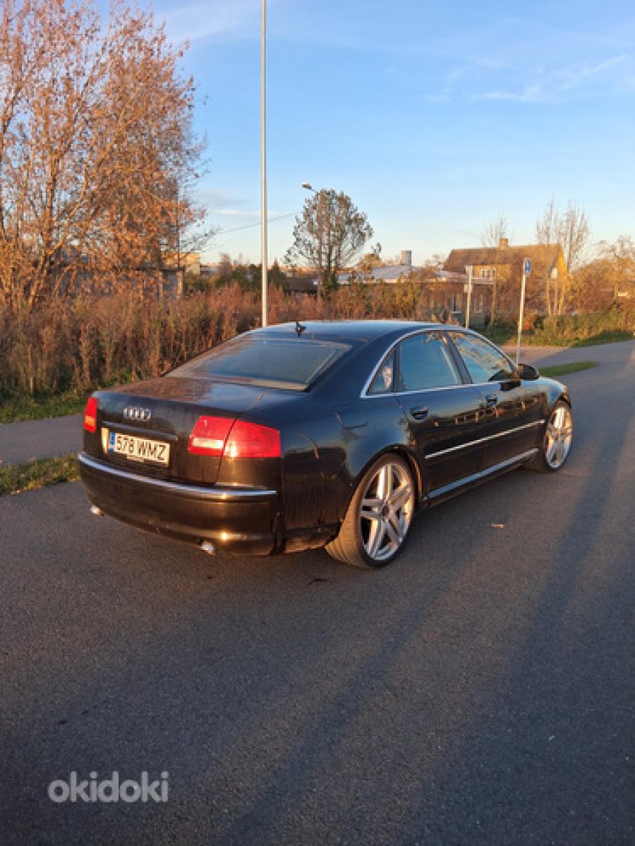 Black Audi A8 2005 in Johvi, with an engine capacity of 3.00 L and mileage of 360 thousand km for 2900 €, photo 5 on AUTOMOTO.COM.LV