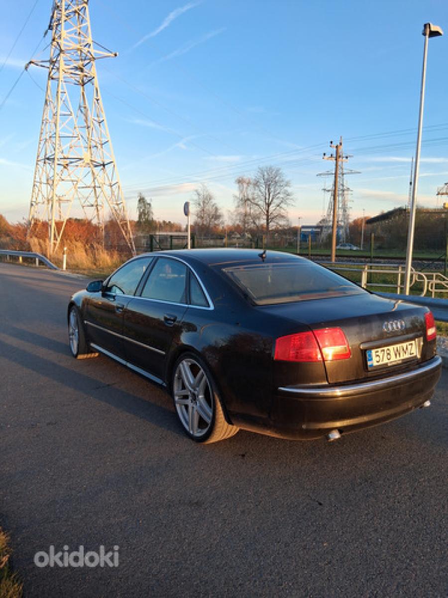 Black Audi A8 2005 in Johvi, with an engine capacity of 3.00 L and mileage of 360 thousand km for 2900 €, photo 6 on AUTOMOTO.COM.LV