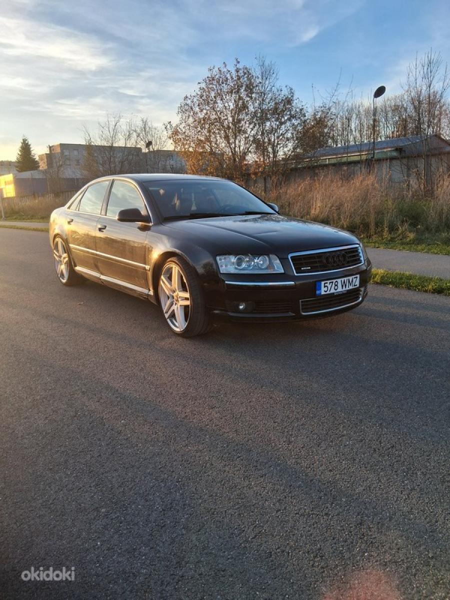 Black Audi A8 2005 in Johvi, with an engine capacity of 3.00 L and mileage of 360 thousand km for 2900 €, photo 14 on AUTOMOTO.COM.LV