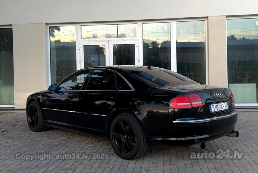 Melns Audi A8 2005 Tartu, ar dzinēja tilpumu 4.10 L un nobraukumu 0 tūkst. km par 3500 €, foto 6 vietnē AUTOMOTO.COM.LV