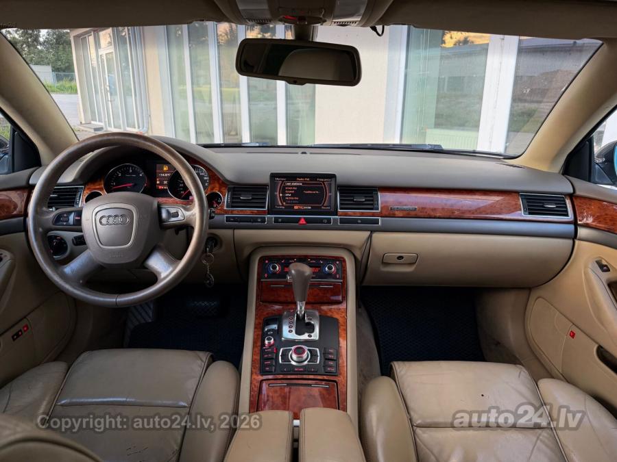 Melns Audi A8 2005 Tartu, ar dzinēja tilpumu 4.10 L un nobraukumu 0 tūkst. km par 3500 €, foto 7 vietnē AUTOMOTO.COM.LV