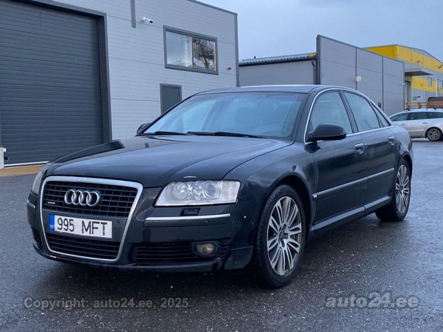 Black Audi A8 2006 in Tartu, with an engine capacity of 4.20 L and mileage of 361 thousand km for 5490 €, photo 1 on AUTOMOTO.COM.LV