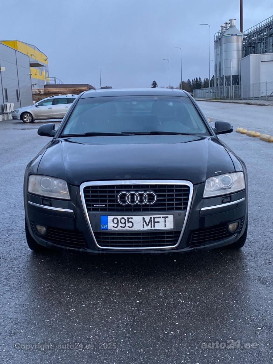Black Audi A8 2006 in Tartu, with an engine capacity of 4.20 L and mileage of 361 thousand km for 5490 €, photo 7 on AUTOMOTO.COM.LV
