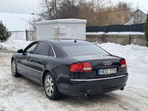 Black Audi A8 2006 in Klaipeda, with an engine capacity of 4.20 L and mileage of 303 thousand km for 4450 €, photo 5 on AUTOMOTO.COM.LV