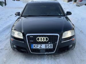 Black Audi A8 2006 in Vilnius, with an engine capacity of 4.17 L and mileage of 256 thousand km for 3650 €, photo 11 on AUTOMOTO.COM.LV
