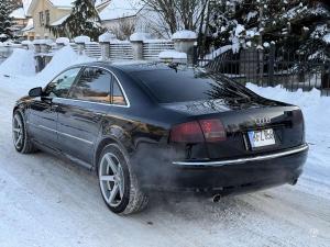 Black Audi A8 2006 in Vilnius, with an engine capacity of 4.17 L and mileage of 266 thousand km for 3600 €, photo 5 on AUTOMOTO.COM.LV