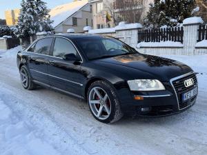 Black Audi A8 2006 in Vilnius, with an engine capacity of 4.17 L and mileage of 266 thousand km for 3600 €, photo 10 on AUTOMOTO.COM.LV