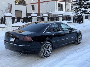 Melns Audi A8 2006 Viļņa, ar dzinēja tilpumu 4.17 L un nobraukumu 266 tūkst. km par 3600 €, foto 8 vietnē AUTOMOTO.COM.LV