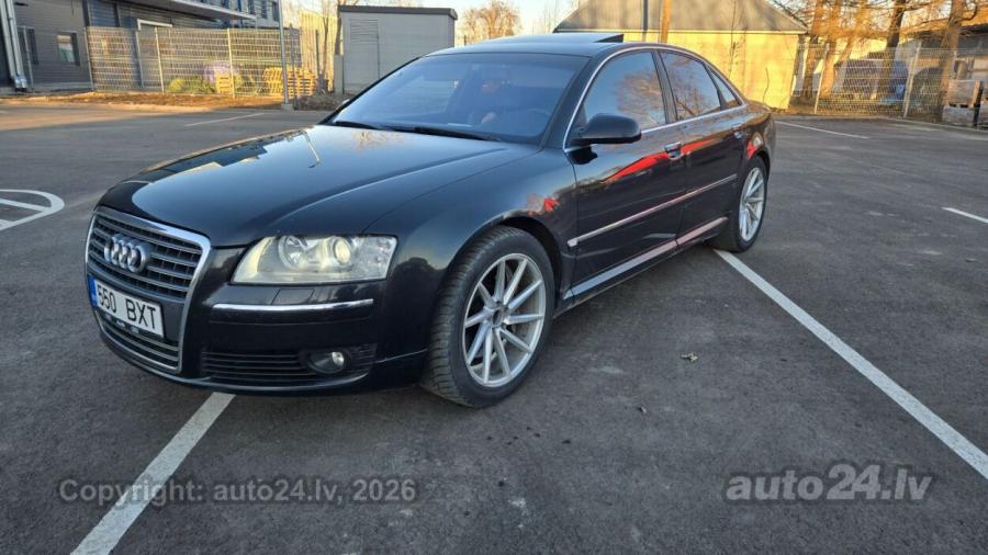 Melns Audi A8 2006 Jegeva, ar dzinēja tilpumu 4.10 L un nobraukumu 367 tūkst. km par 4999 €, foto 1 vietnē AUTOMOTO.COM.LV