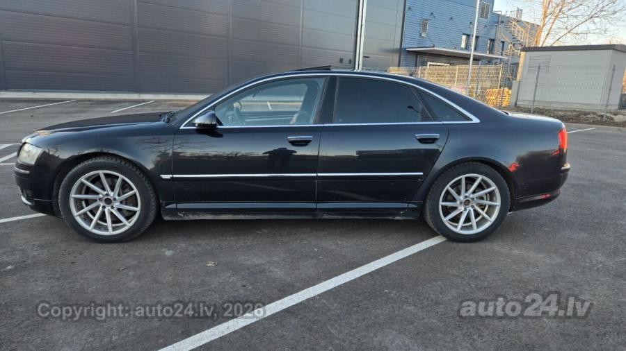 Melns Audi A8 2006 Jegeva, ar dzinēja tilpumu 4.10 L un nobraukumu 367 tūkst. km par 4999 €, foto 2 vietnē AUTOMOTO.COM.LV