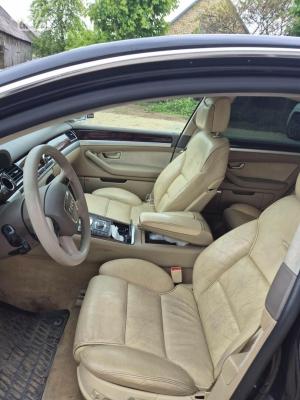 Black Audi A8 2006 in Plunge, with an engine capacity of 3.00 L and mileage of 339 thousand km for 5600 €, photo 7 on AUTOMOTO.COM.LV