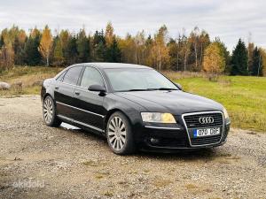 Melns Audi A8 2006 Rapla, ar dzinēja tilpumu 4.20 L un nobraukumu 422 tūkst. km par 3800 €, foto  vietnē AUTOMOTO.COM.LV