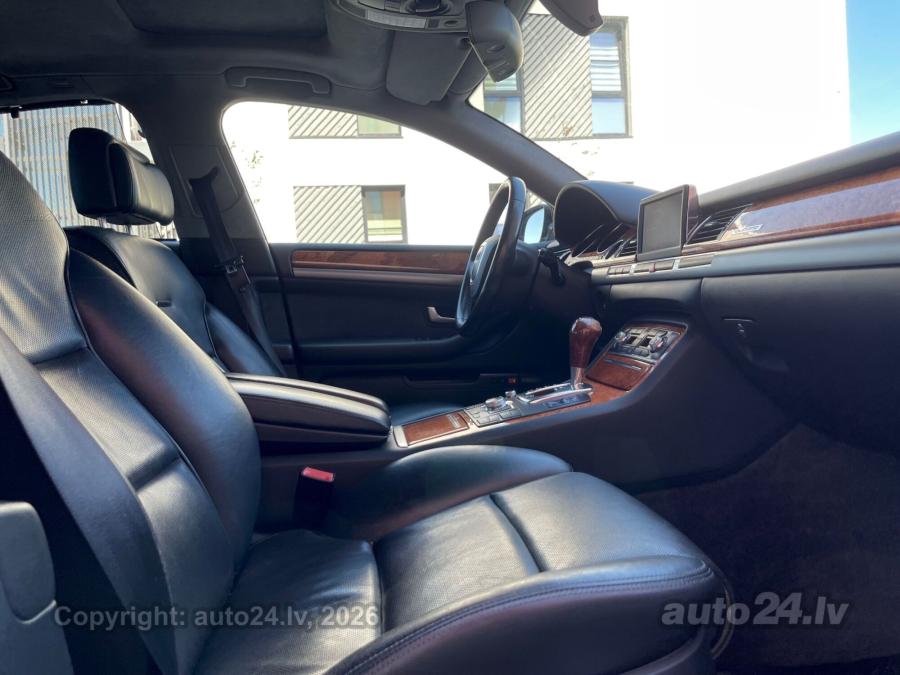 Melns Audi A8 2006 Tartu, ar dzinēja tilpumu 4.20 L un nobraukumu 370 tūkst. km par 4990 €, foto 8 vietnē AUTOMOTO.COM.LV