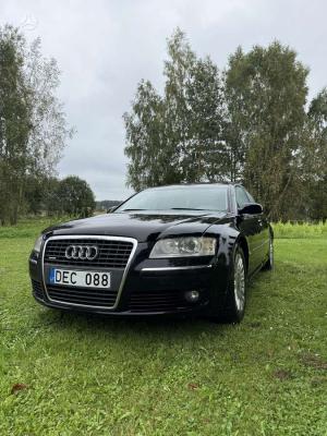 Black Audi A8 2006 in Vilnius, with an engine capacity of 4.20 L and mileage of 186 thousand km for 3600 €, photo 4 on AUTOMOTO.COM.LV