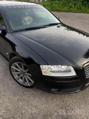 Melns Audi A8 2006 Ogre, ar dzinēja tilpumu 3.00 L un nobraukumu 321 tūkst. km par 6000 €, foto  vietnē AUTOMOTO.COM.LV