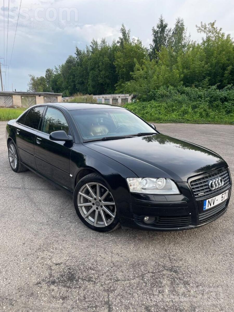 Black Audi A8 2006 in Ogre, with an engine capacity of 3.00 L and mileage of 321 thousand km for 6000 €, photo 3 on AUTOMOTO.COM.LV